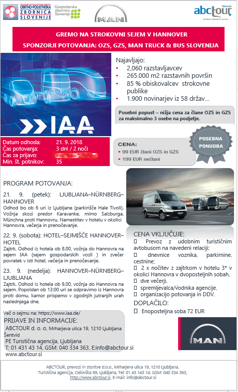 OOZ Idrija - SEJEM GOSPODARSKIH VOZIL IAA HANNOVER